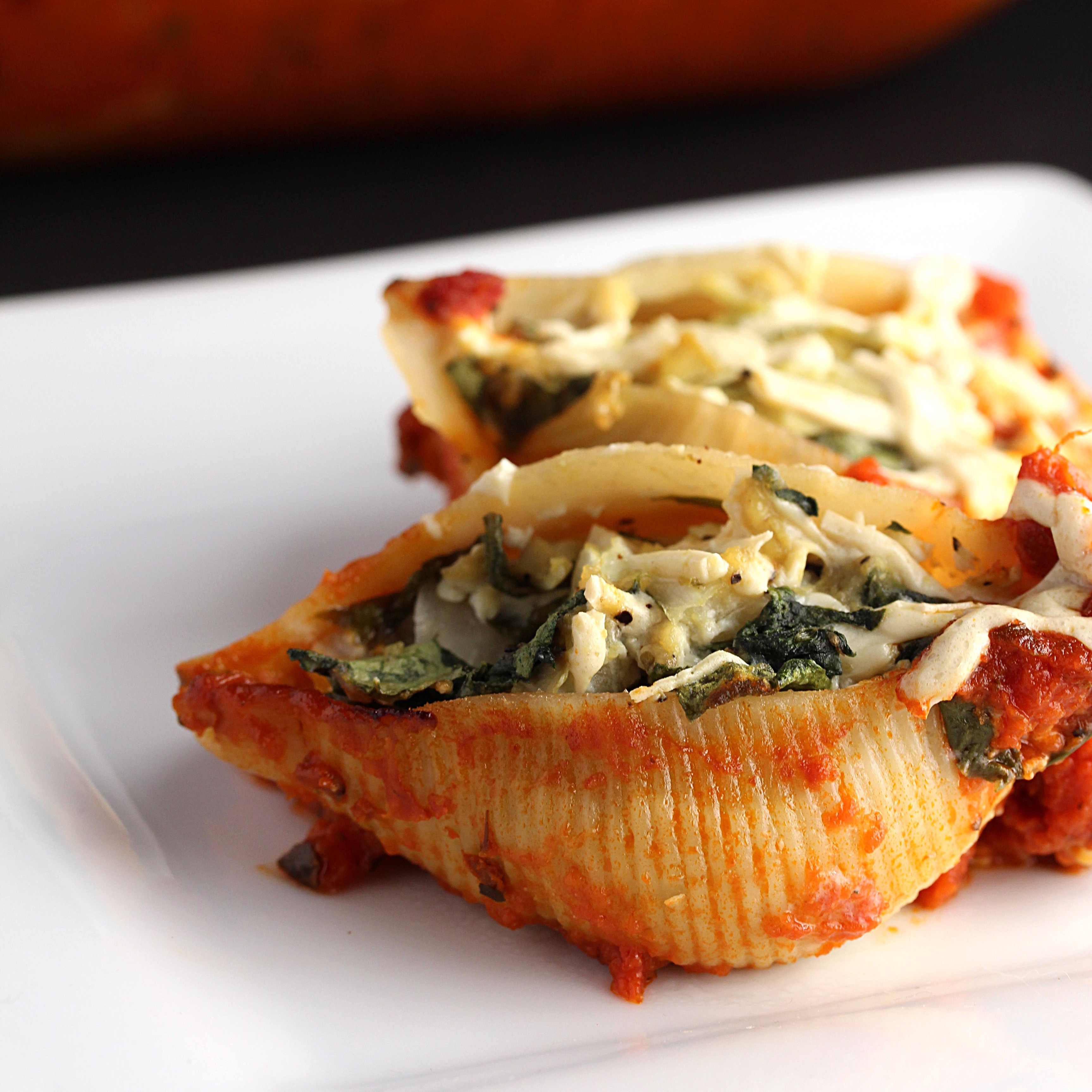 Spinach and Artichoke Pasta Shells [V+GF] - The Vegan Harvest